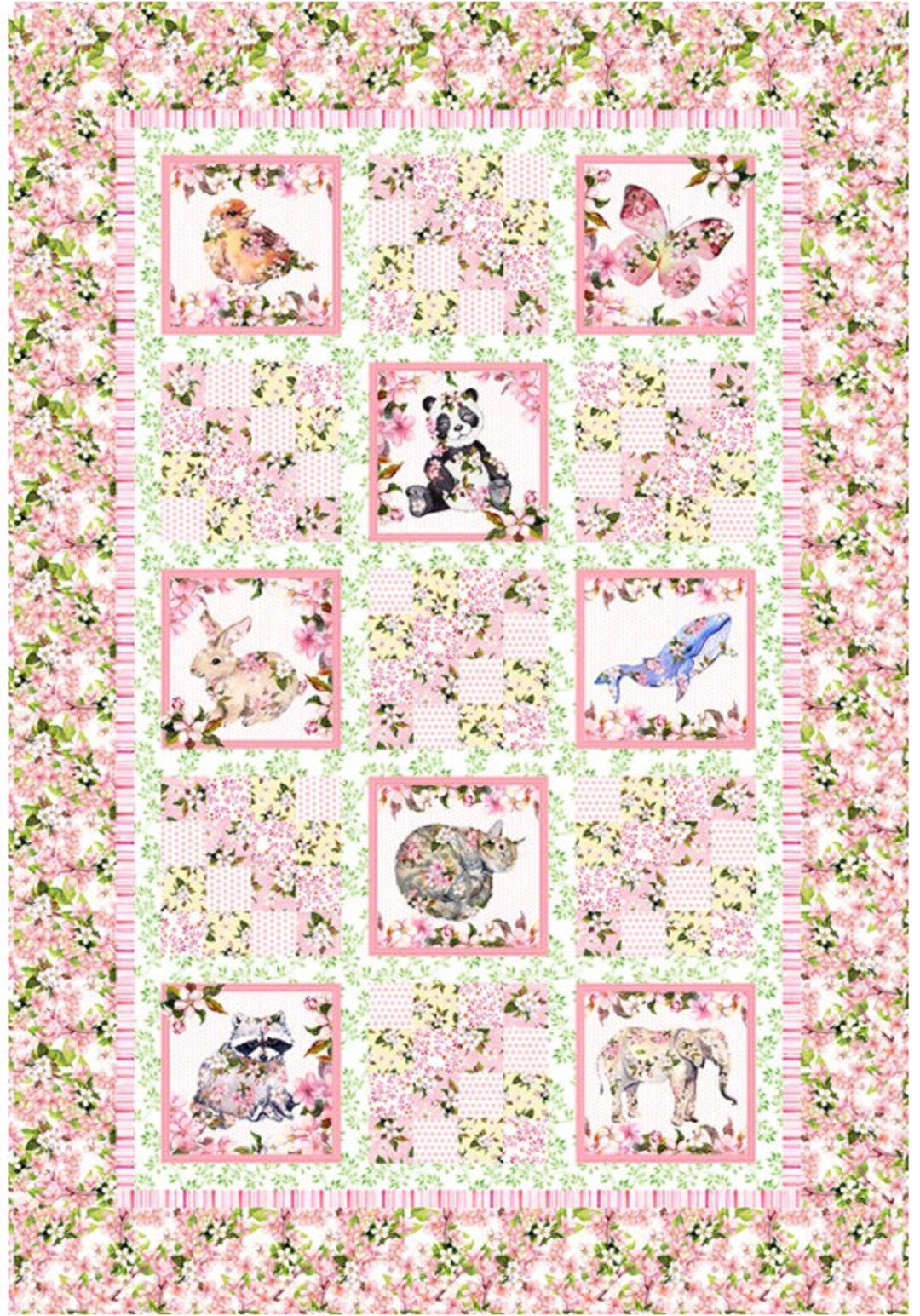 Pretty in Pink Quilt Pattern - Etsy