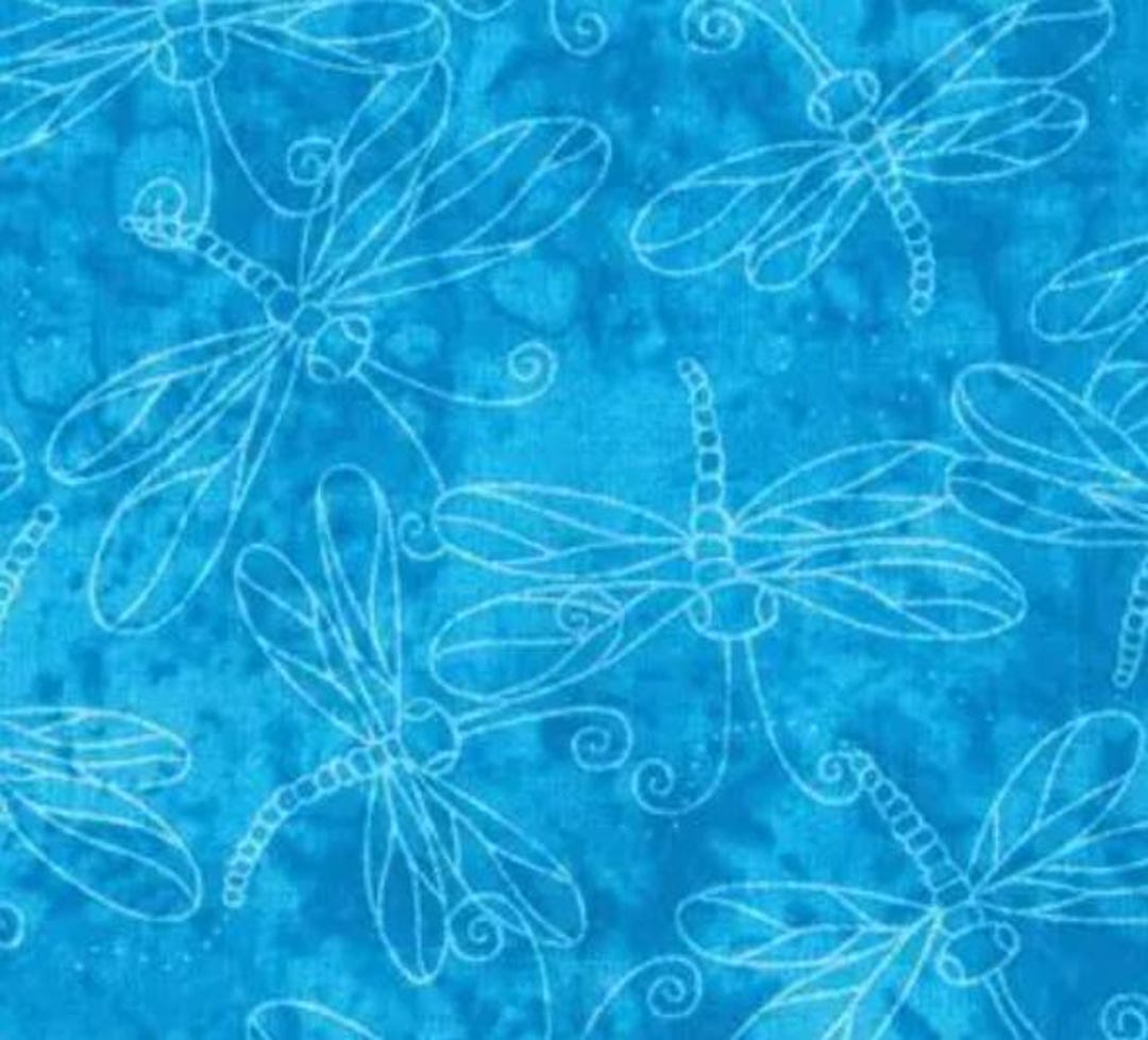 Sundrenched Dragonflies on Teal - Etsy