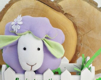 Sheep toy soft sewn sheep Tilda sheep stuffed toys cotton | Etsy