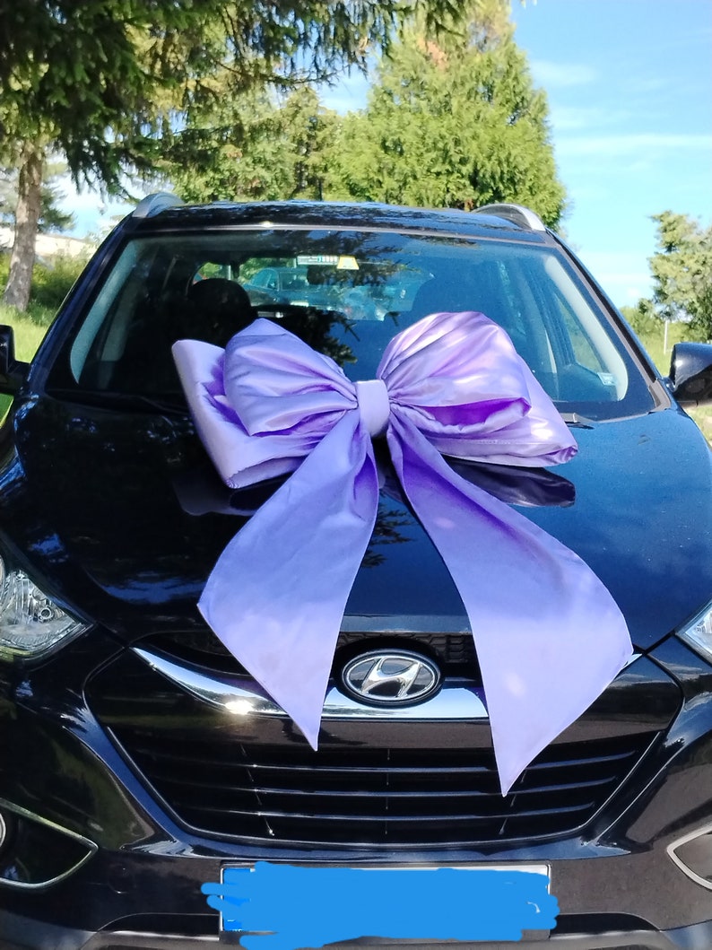 Purple Wedding Big Bow Newborn Baby Bow Giant Ribbon Ribbon First Photo ...