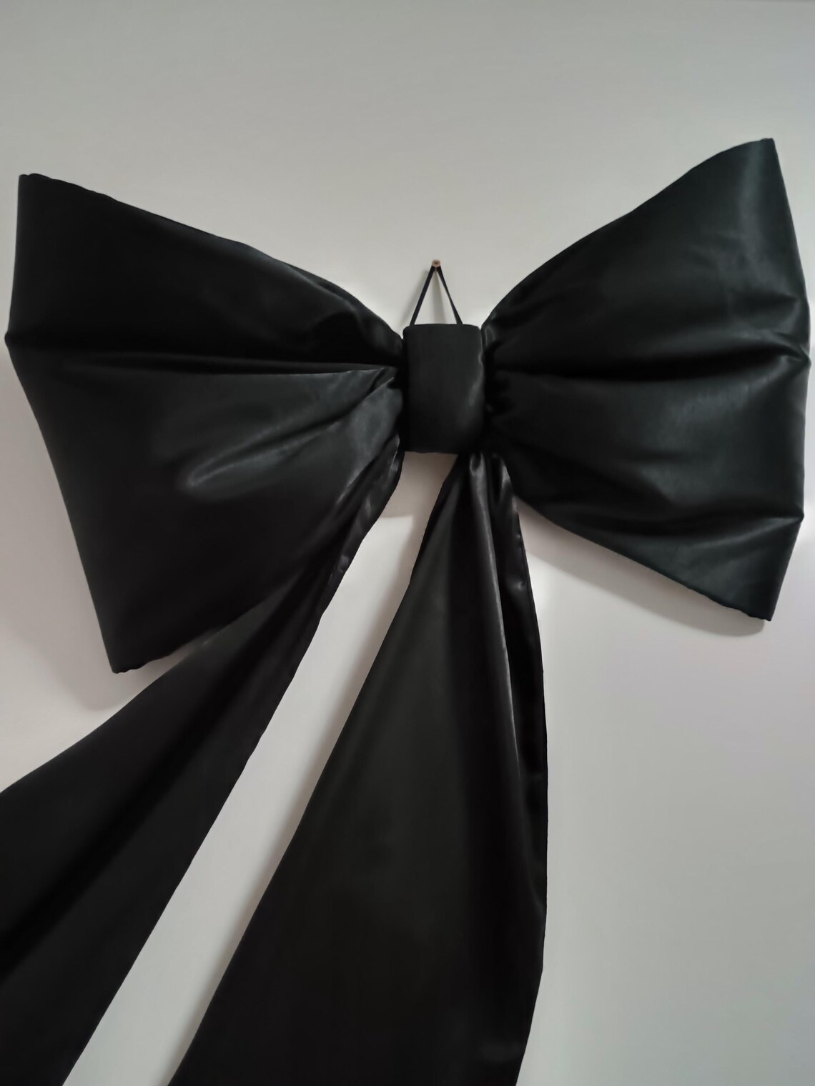 Black Satin Giant Bow: Party Wall Decor Gothic Interior Gothic ...