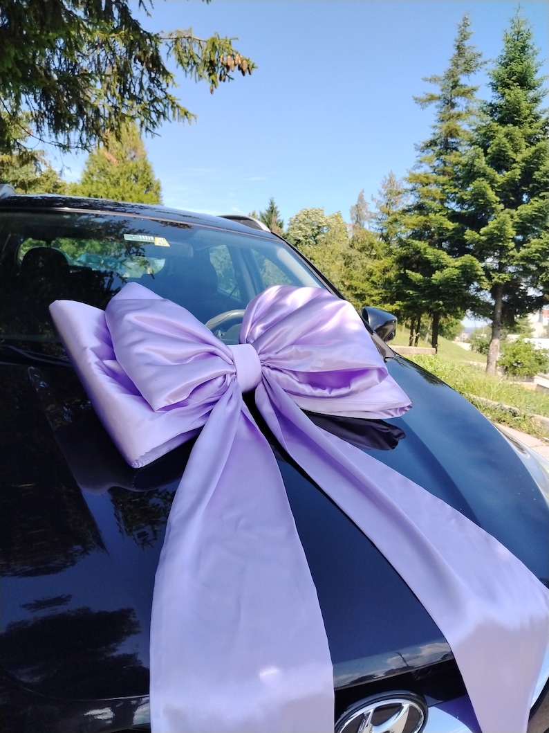Purple Wedding Big Bow Newborn Baby Bow Giant Ribbon Ribbon First Photo ...