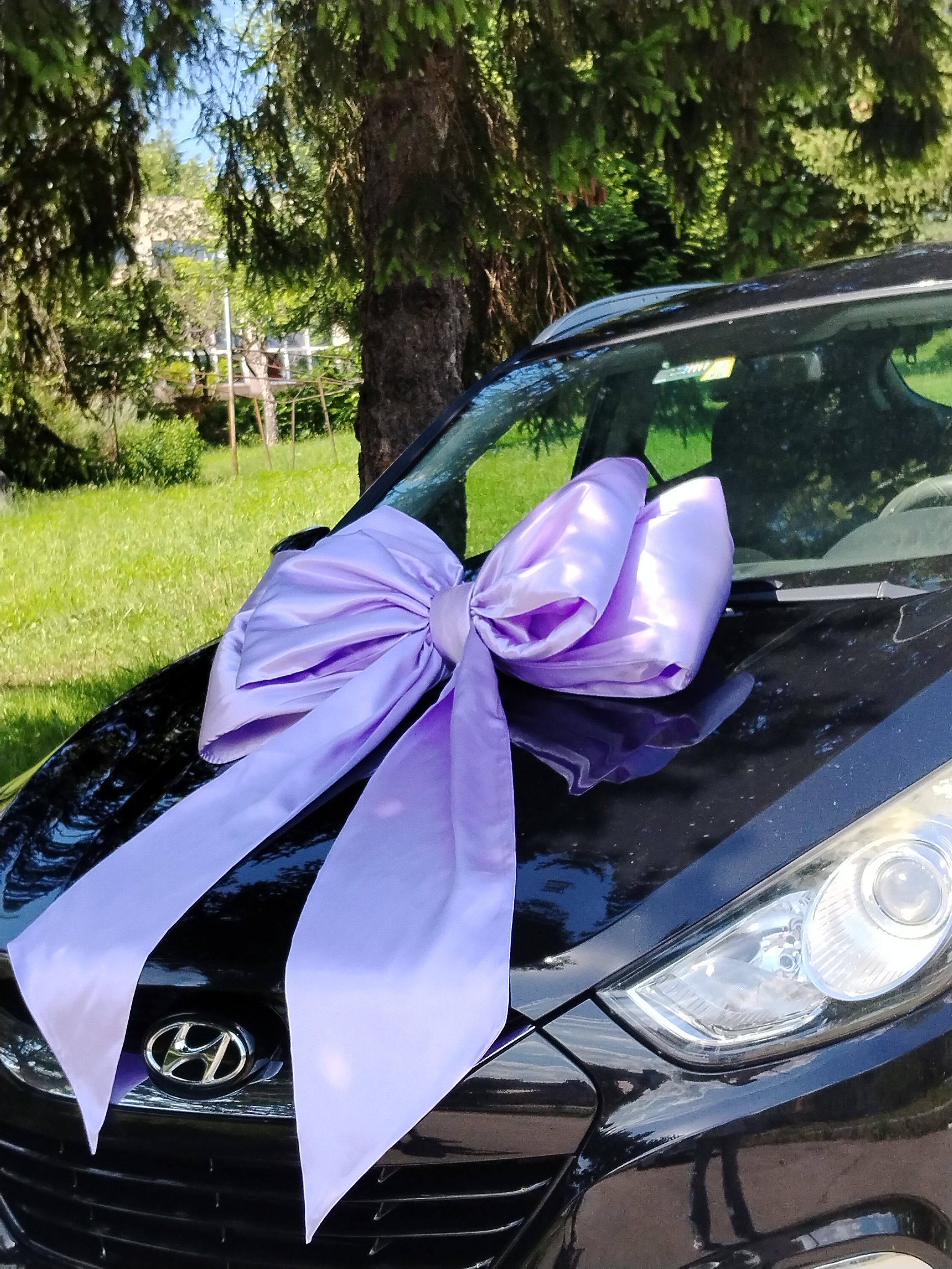 Purple Wedding Big Bow Newborn Baby Bow Giant Ribbon Ribbon First Photo ...