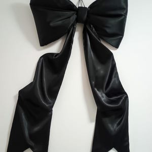 Black Satin Giant Bow: Party Wall Decor Gothic Interior Gothic ...