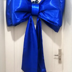 Royal Blue Car Bow Giant Ribbon for Vehicle Presentation - Etsy