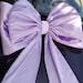 Purple Wedding Big Bow Newborn Baby Bow Giant Ribbon Ribbon First Photo ...