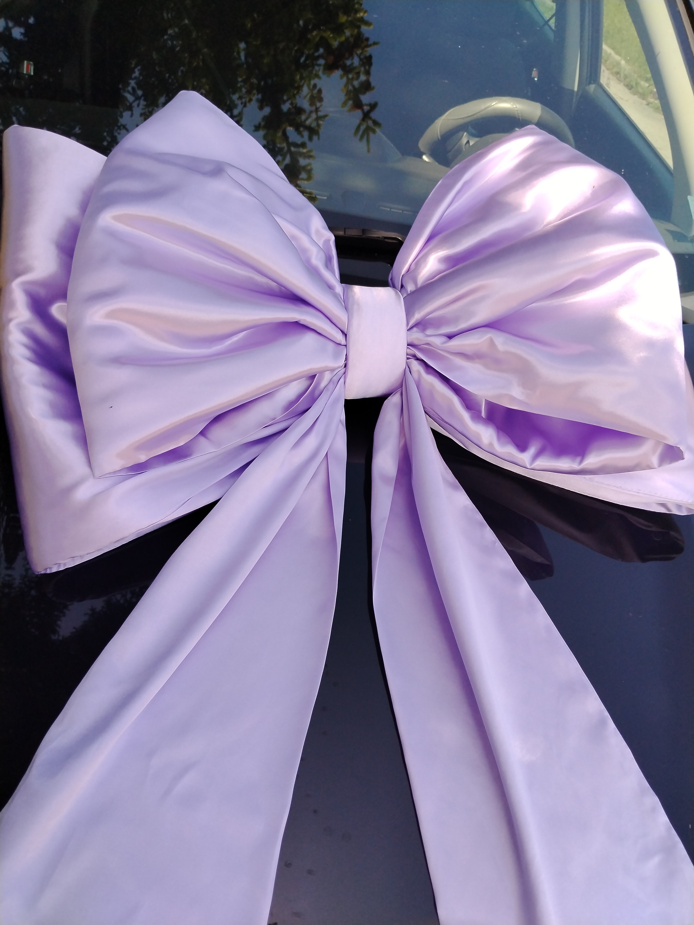 Purple Wedding Big Bow Newborn Baby Bow Giant Ribbon Ribbon First Photo ...