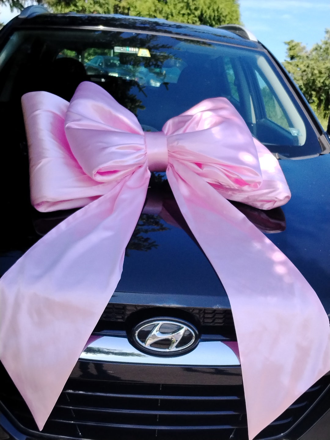 Giant Pink Bow Wedding Bow Baby Shower Decor Car Bow - Etsy