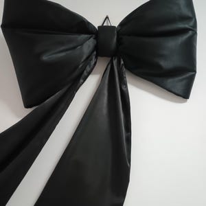 Black Satin Giant Bow: Party Wall Decor Gothic Interior Gothic ...