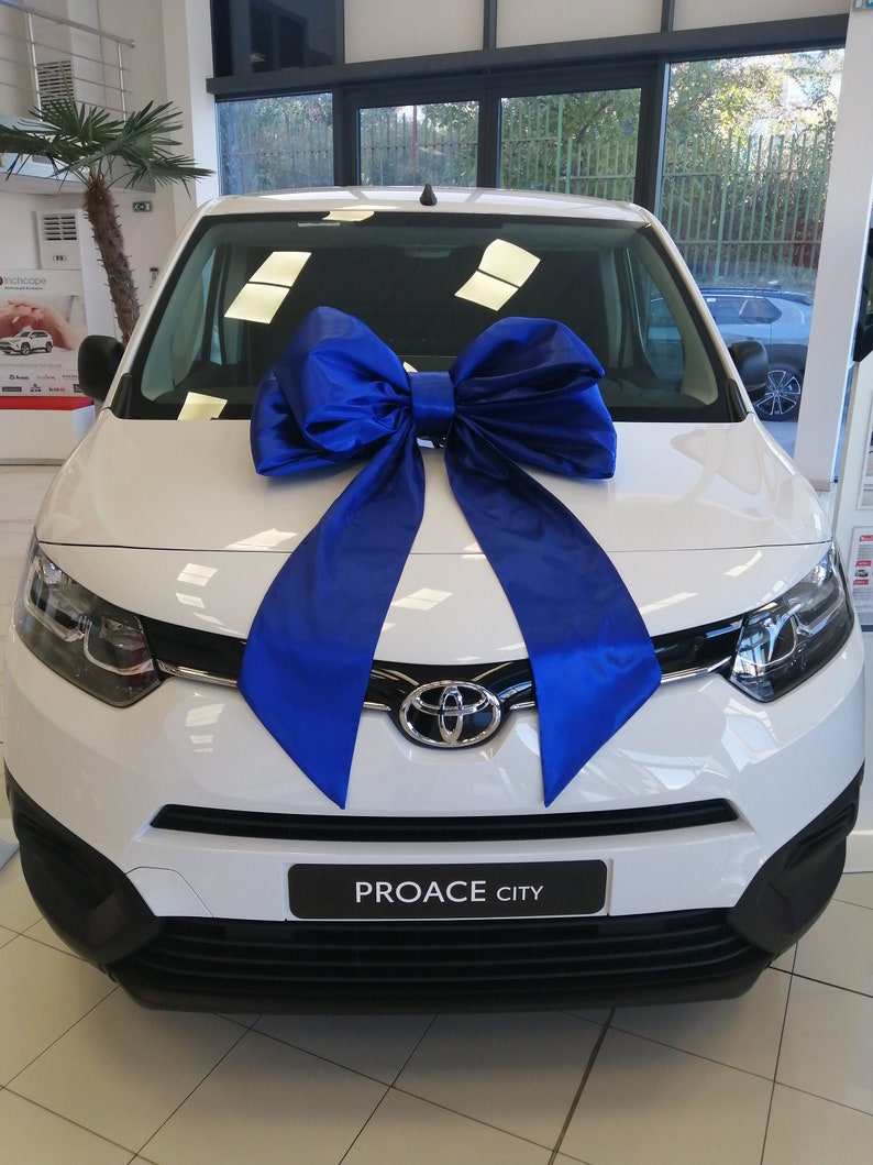 Royal Blue Big Bow Valentines Bow Giant Ribbon Ribbon for Your Car Car ...