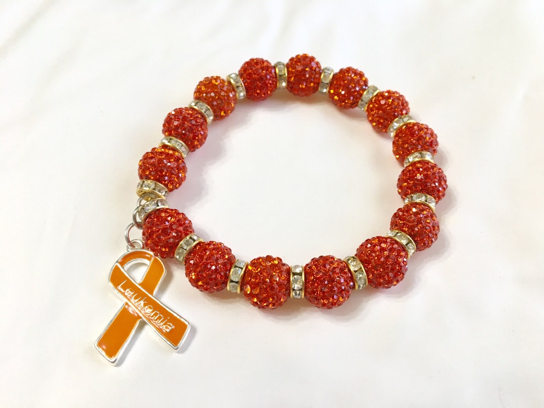 12mm Leukemia Awareness Bracelet - Etsy