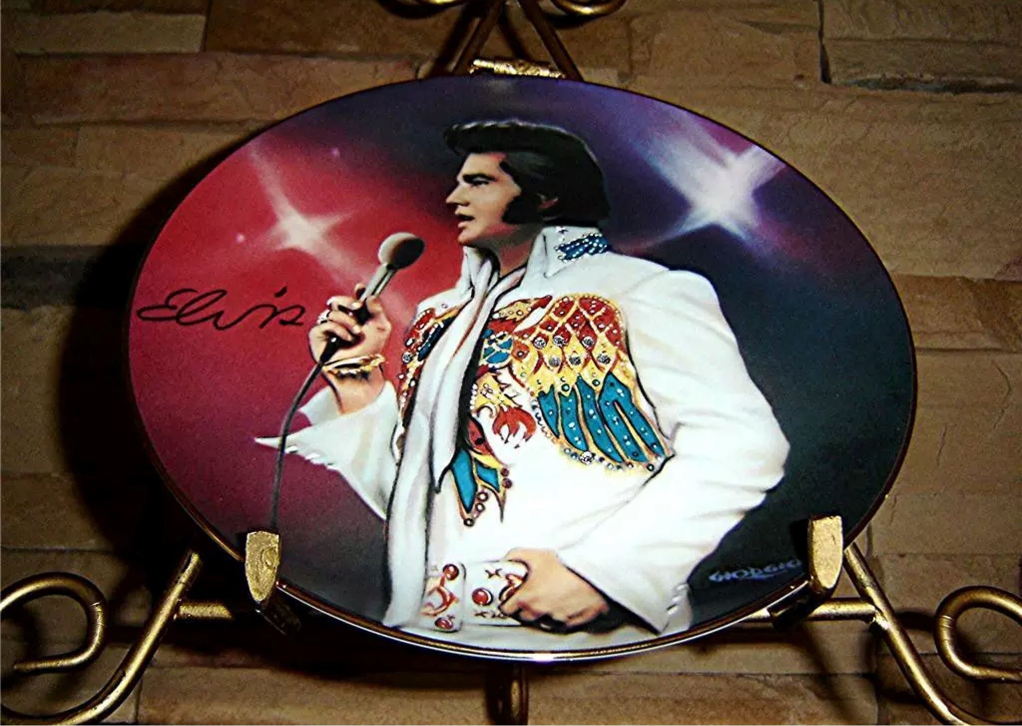 Bradford Exchange Elvis Plates - Etsy