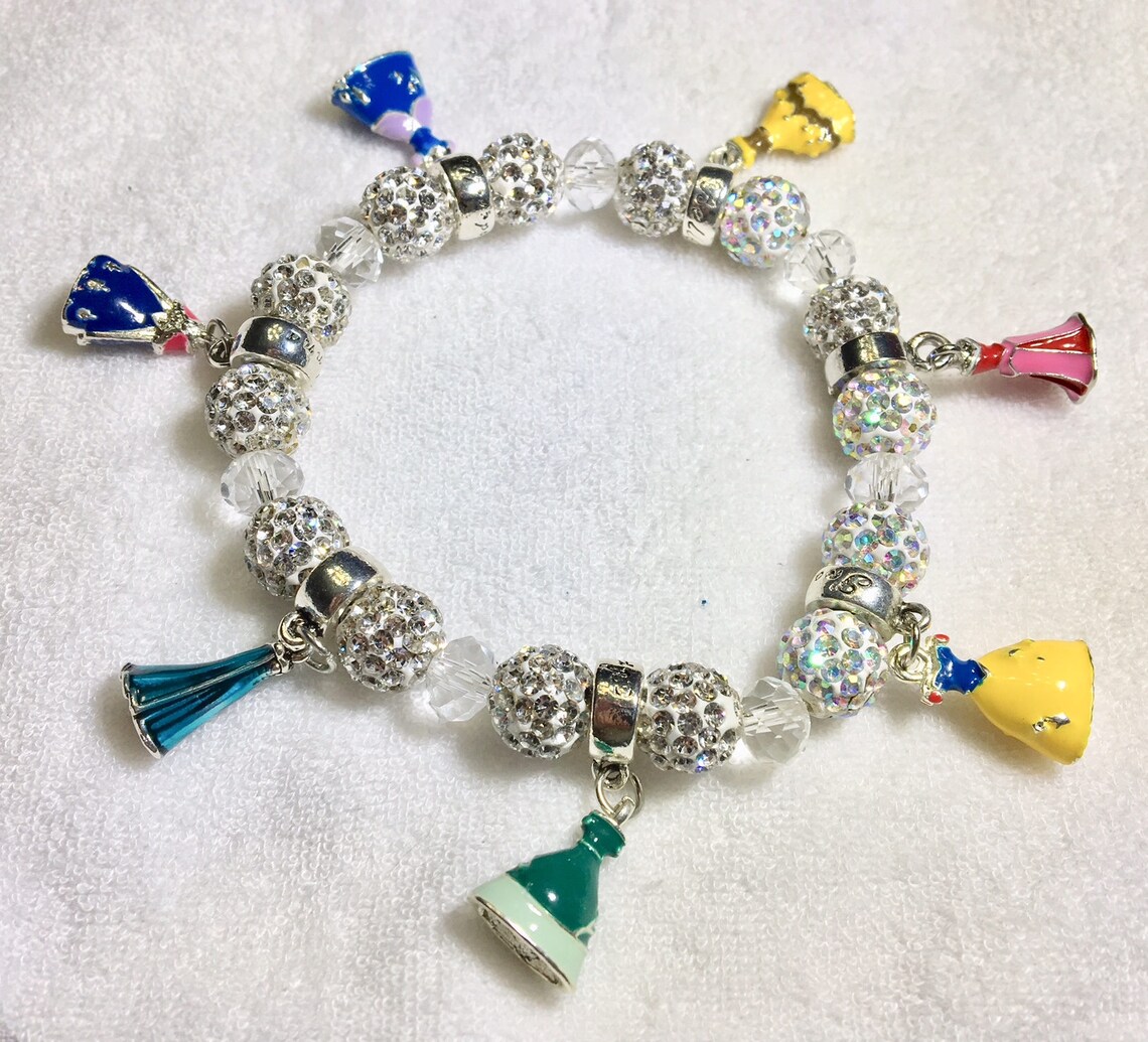 Disney Princess Charm Bracelet | Etsy