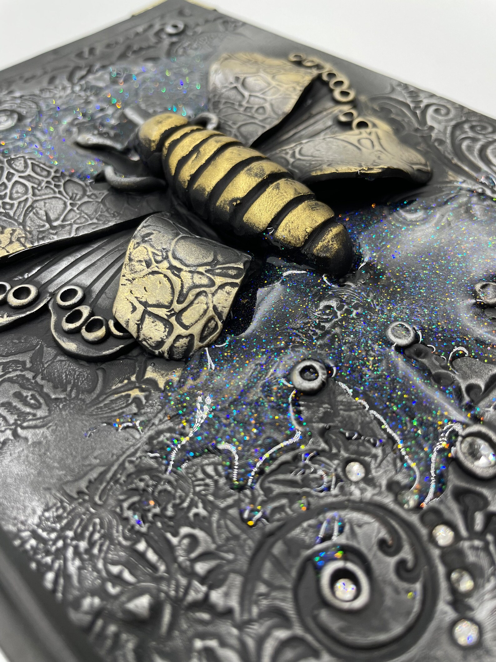 Buttefly Cover Book, Journal, Anthicreativetouch, Fimo Book Diary ...