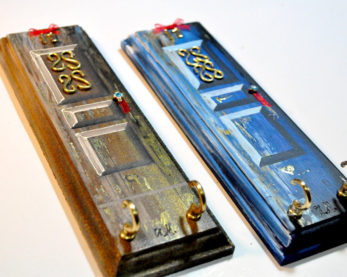 Good Luck Gift, Key Holders, Handmade Miniature Doors, Lucky Charms ...