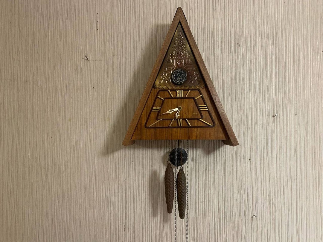 Soviet Vintage Cuckoo Clock, USSR Clock, Wooden Clock, Soviet Working ...