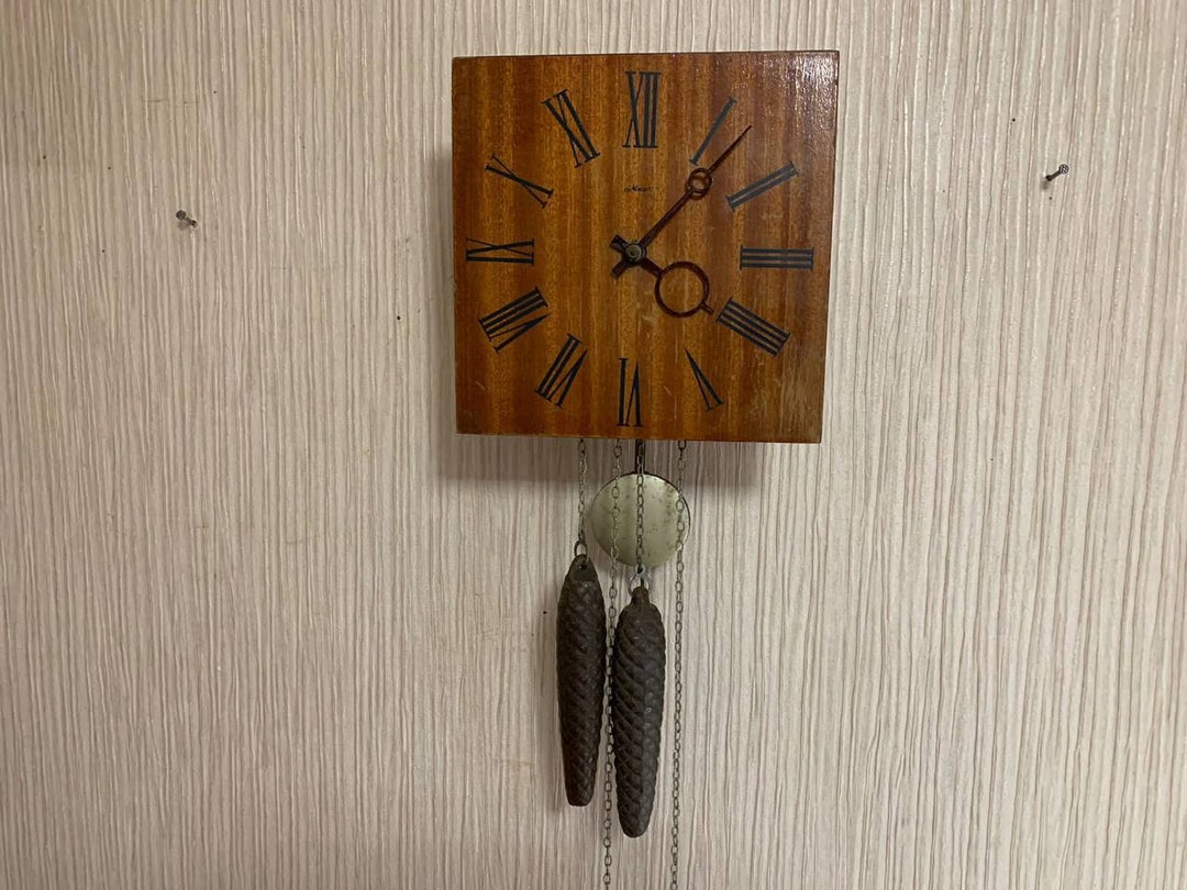 Vintage Soviet Clock Working CLOCK Wall Clock Soviet Clock Striking ...