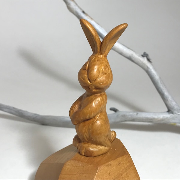Wooden Hare - Etsy