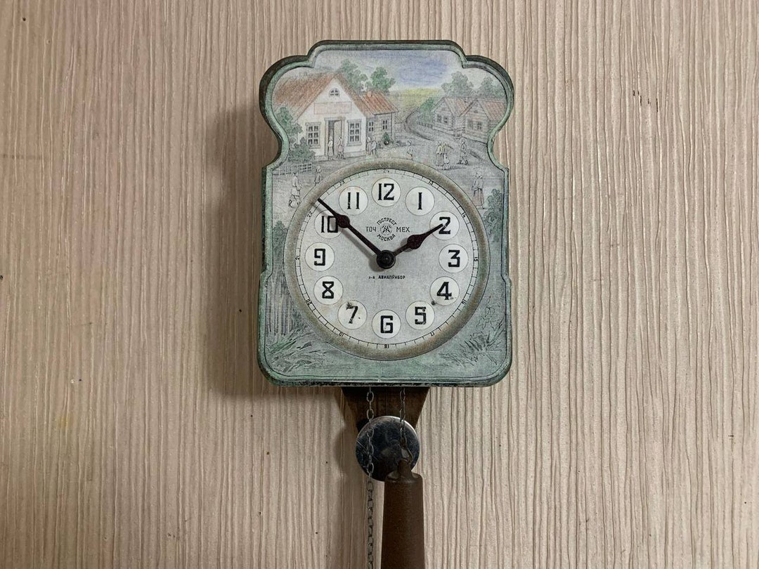 Rare Soviet Vintage Clock, USSR Clock, Soviet Working Clock, Rare ...