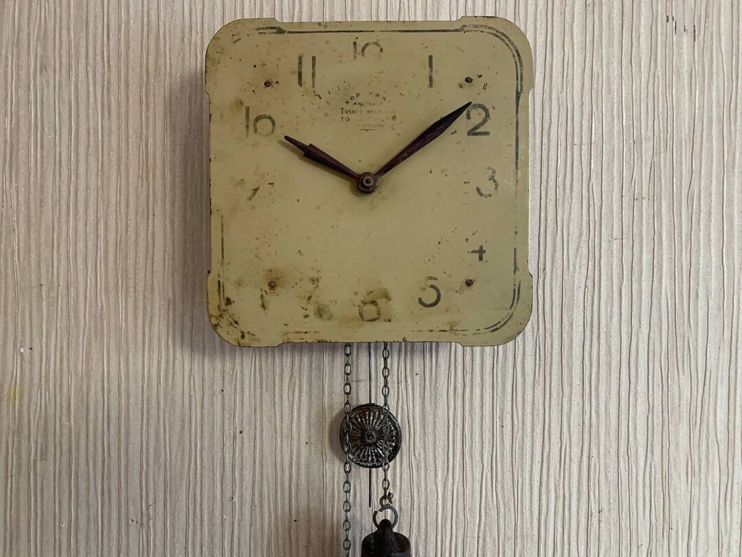 Rare Soviet Vintage Clock, USSR Clock, Soviet Working Clock, Rare ...
