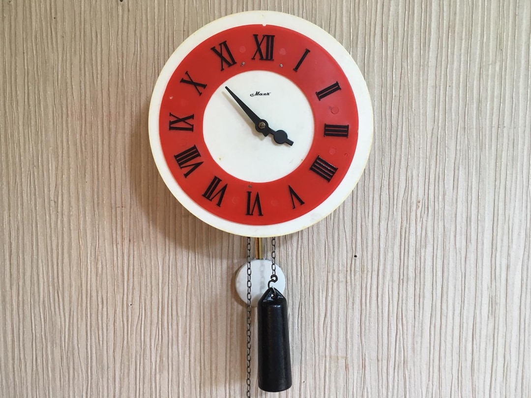 Soviet Vintage Clock , USSR Clock, Soviet Working Clock, Soviet Wall ...