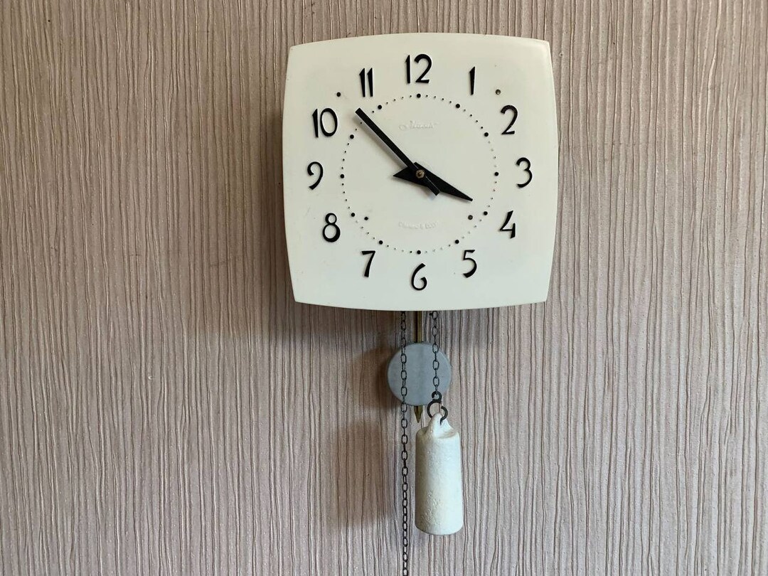 Soviet Vintage Clock, USSR Clock, Soviet Working Clock, Mechanical Wall ...