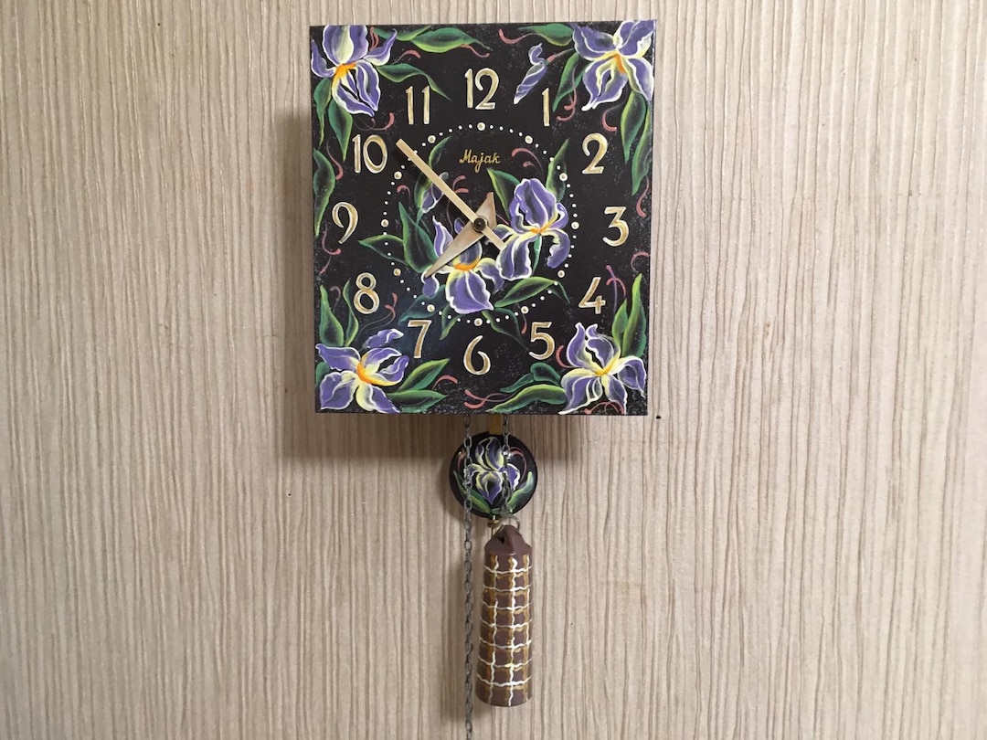 Soviet Vintage Clock, USSR Clock Clock, Soviet Working Clock, Hand ...