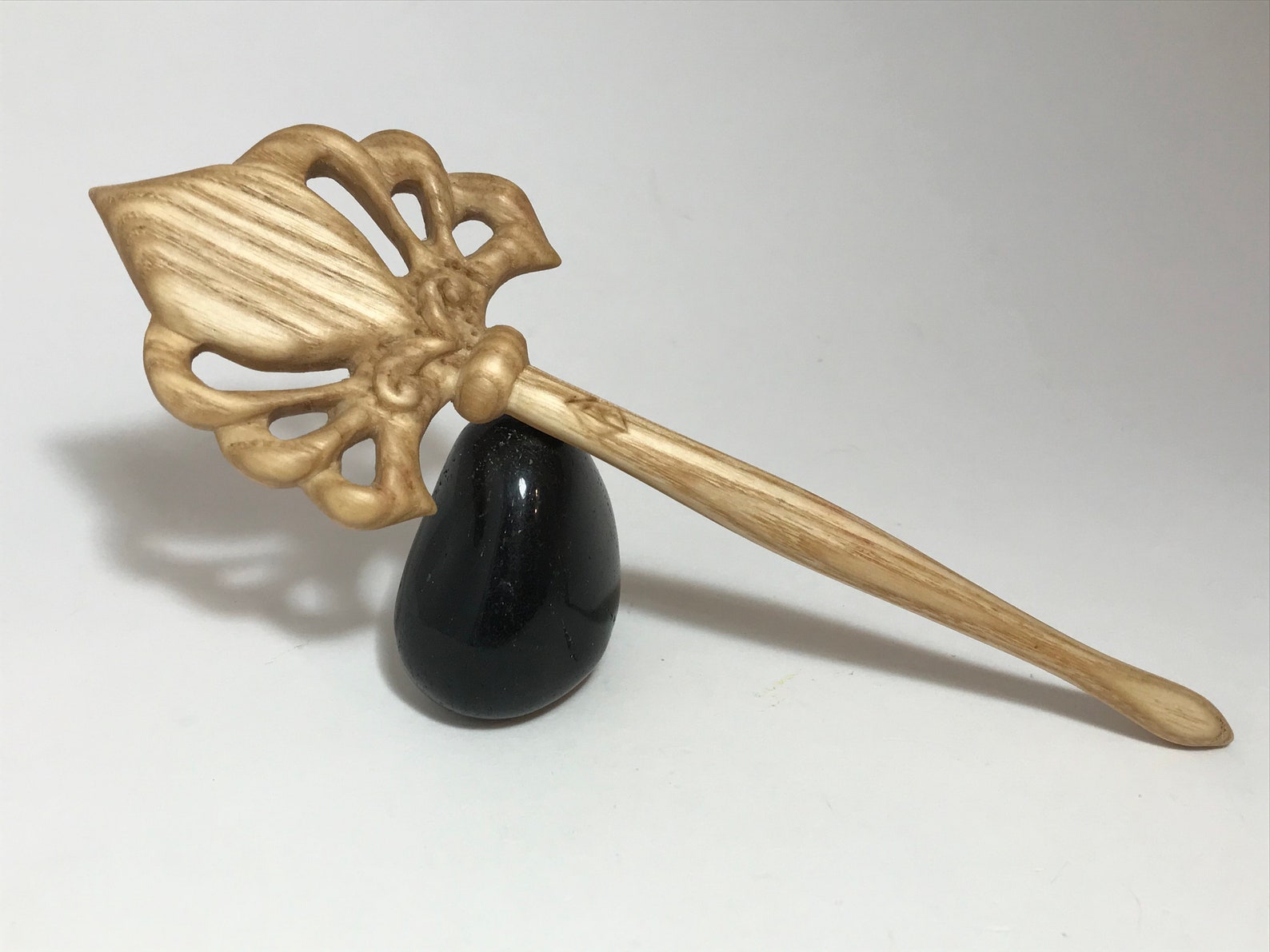 Unique Hand Carved Wooden Hair pin wooden barrette wooden | Etsy