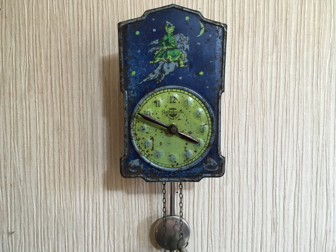 Rare Vintage Soviet Wall Clock "the Little Humpbacked Horse", USSR ...