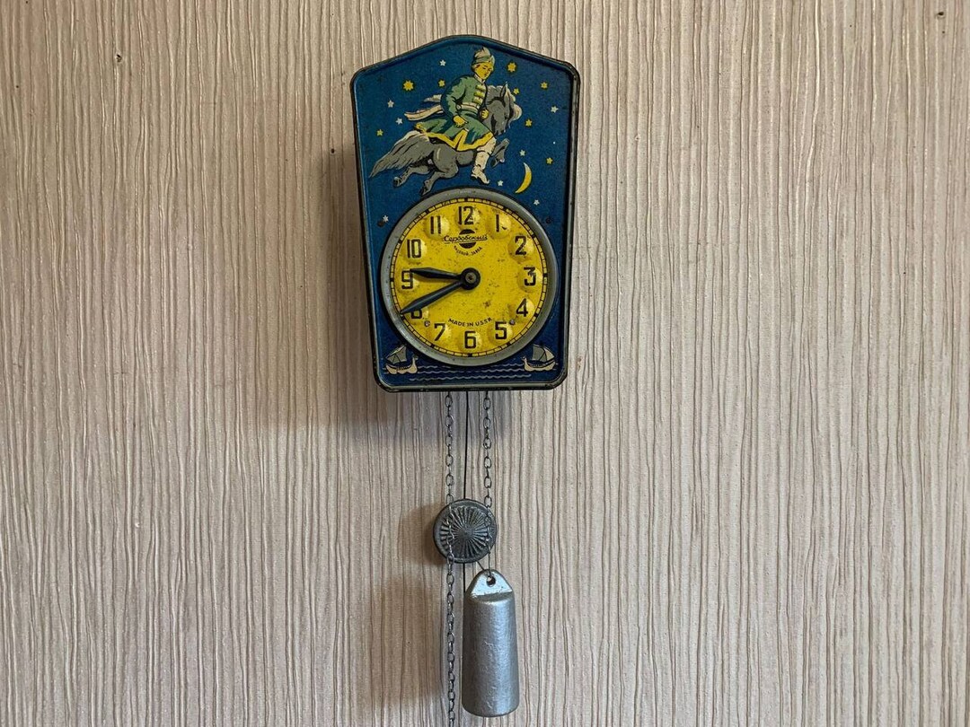 Rare Vintage Soviet Wall Clock the Little Humpbacked - Etsy