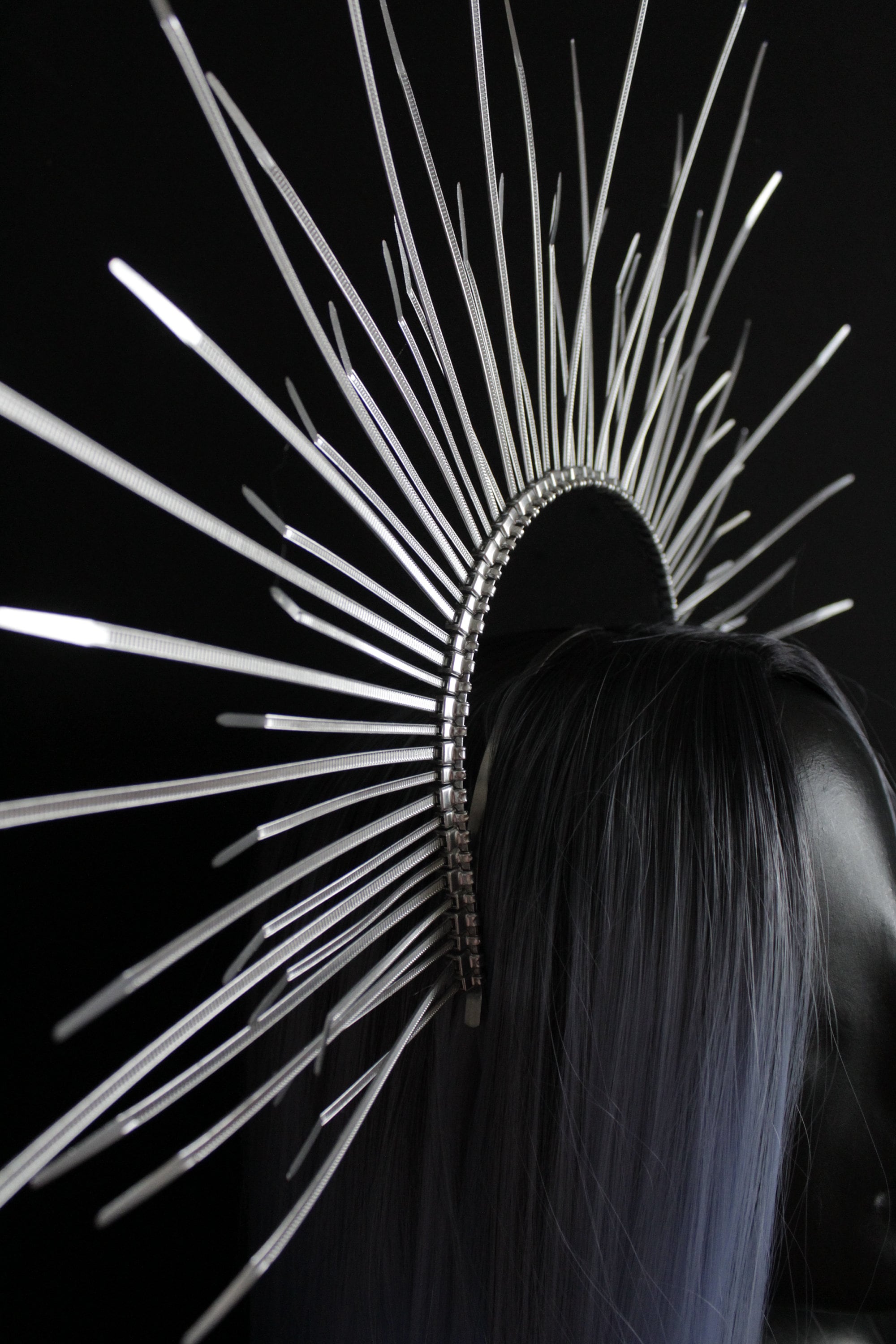 Silver Halo Crown, Big Halo Headband, Silver Tiara, Crown Halo ...