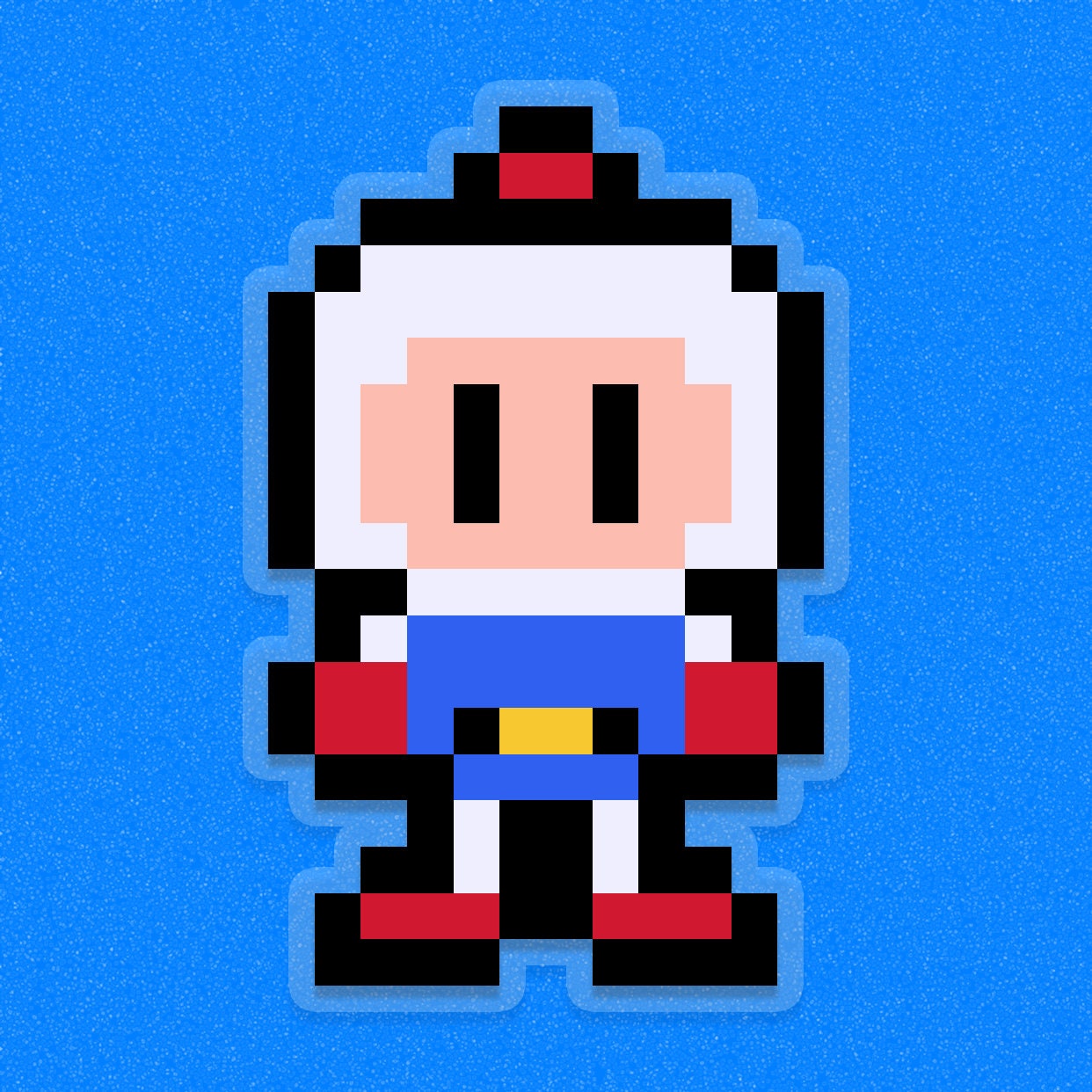 Pixel Bomberman Die Cut Vinyl Sticker - Etsy