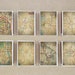 Set of 8 MATCHBOX Various City Subway Maps New York Paris - Etsy