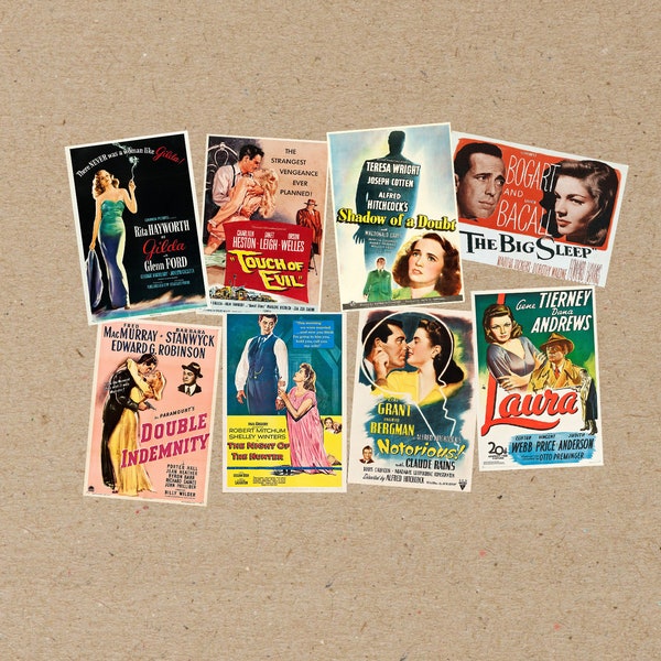 Film Noir Posters - Etsy