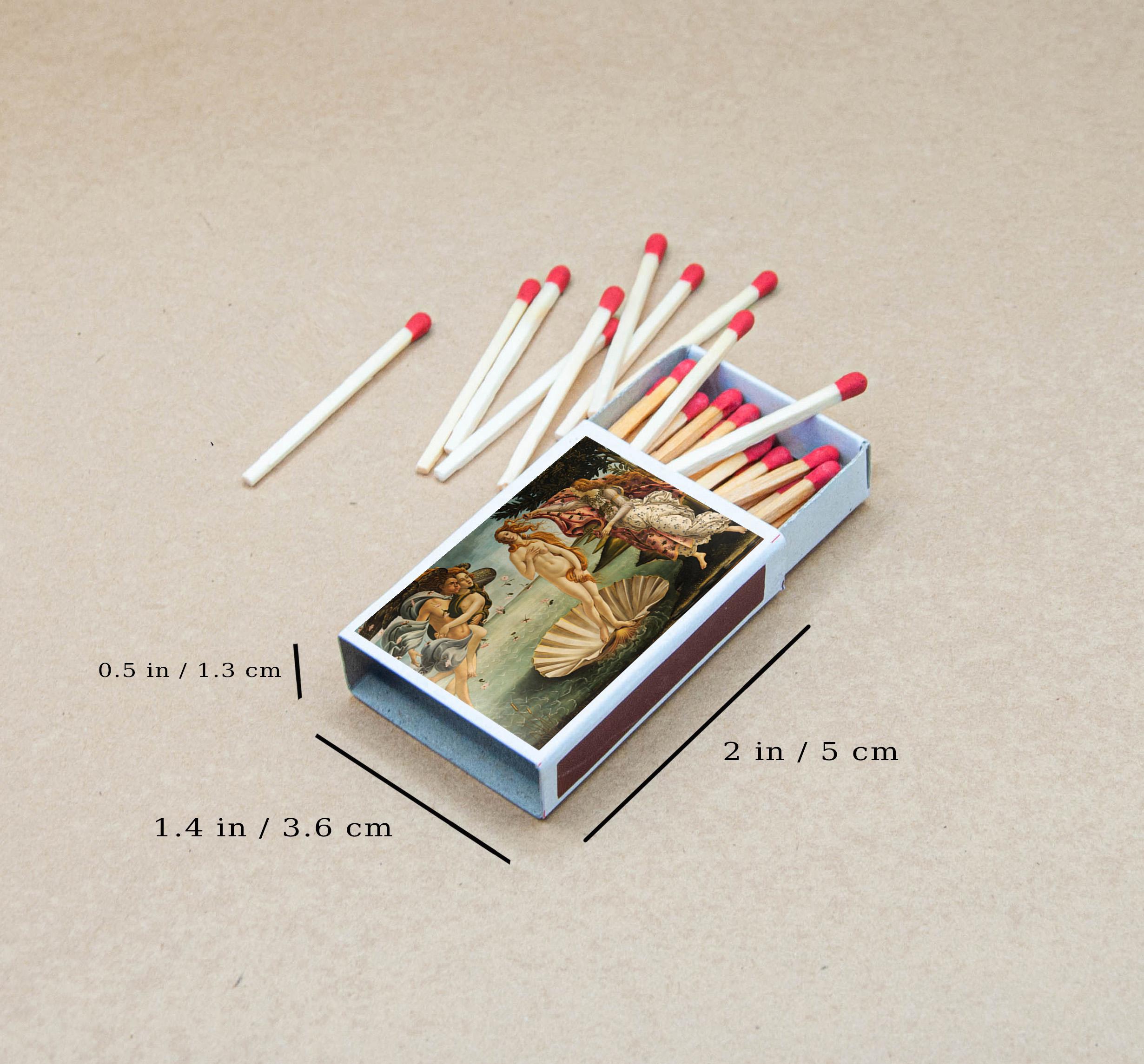Set of 8 MATCHBOX Various Famous Painting Art Paint Printing Old ...