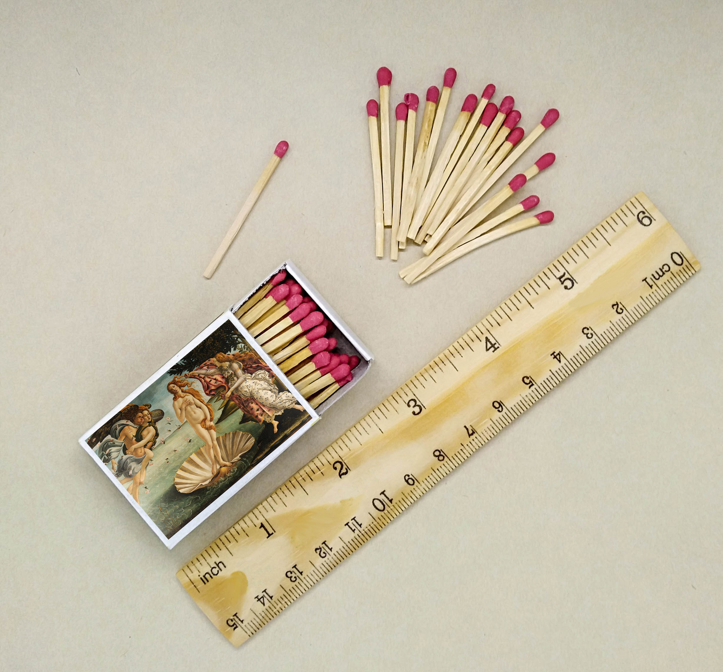Set of 8 MATCHBOX Various Famous Painting Art Paint Printing - Etsy