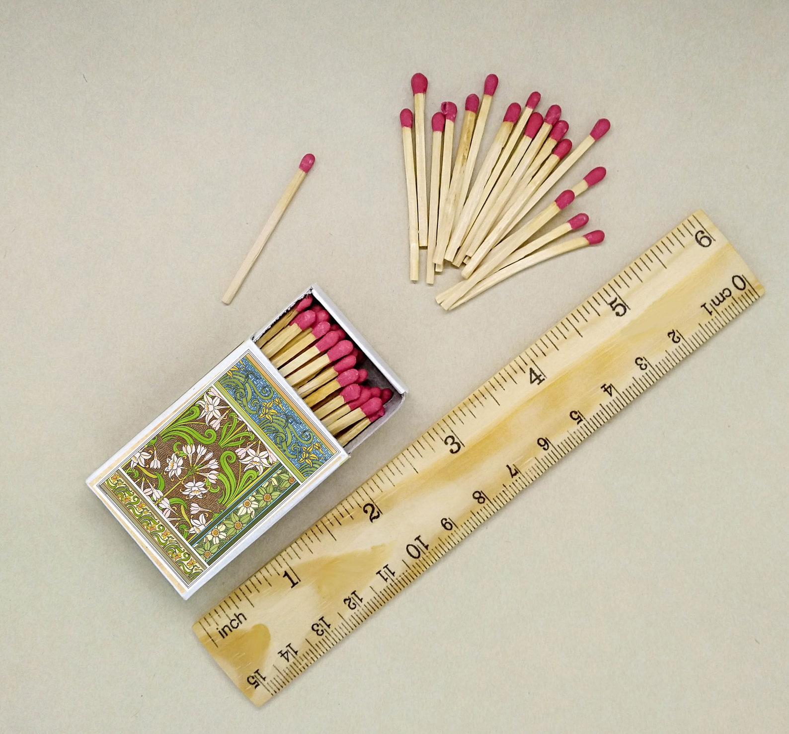 Set of 8 MATCHBOX Pattern Flowers Art Nouveau Various Vintage - Etsy