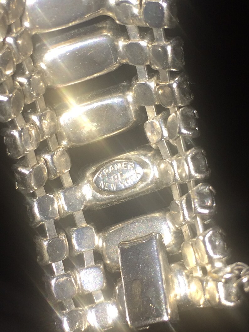 Rare Black & White Kramer of New York Bracelet - Etsy