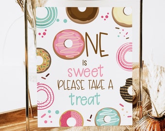 Sweet One Treat Sign - Etsy