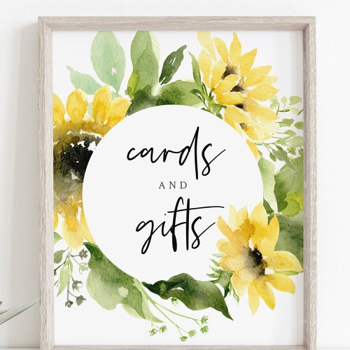 Sunflower Custom Sign Editable Template Editable Sign | Etsy