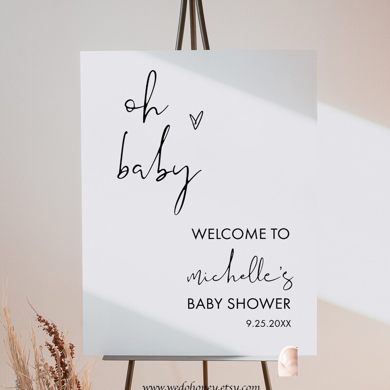 Welcome Baby Sign - Etsy