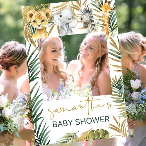 Safari Jungle Baby Shower Banner - Etsy