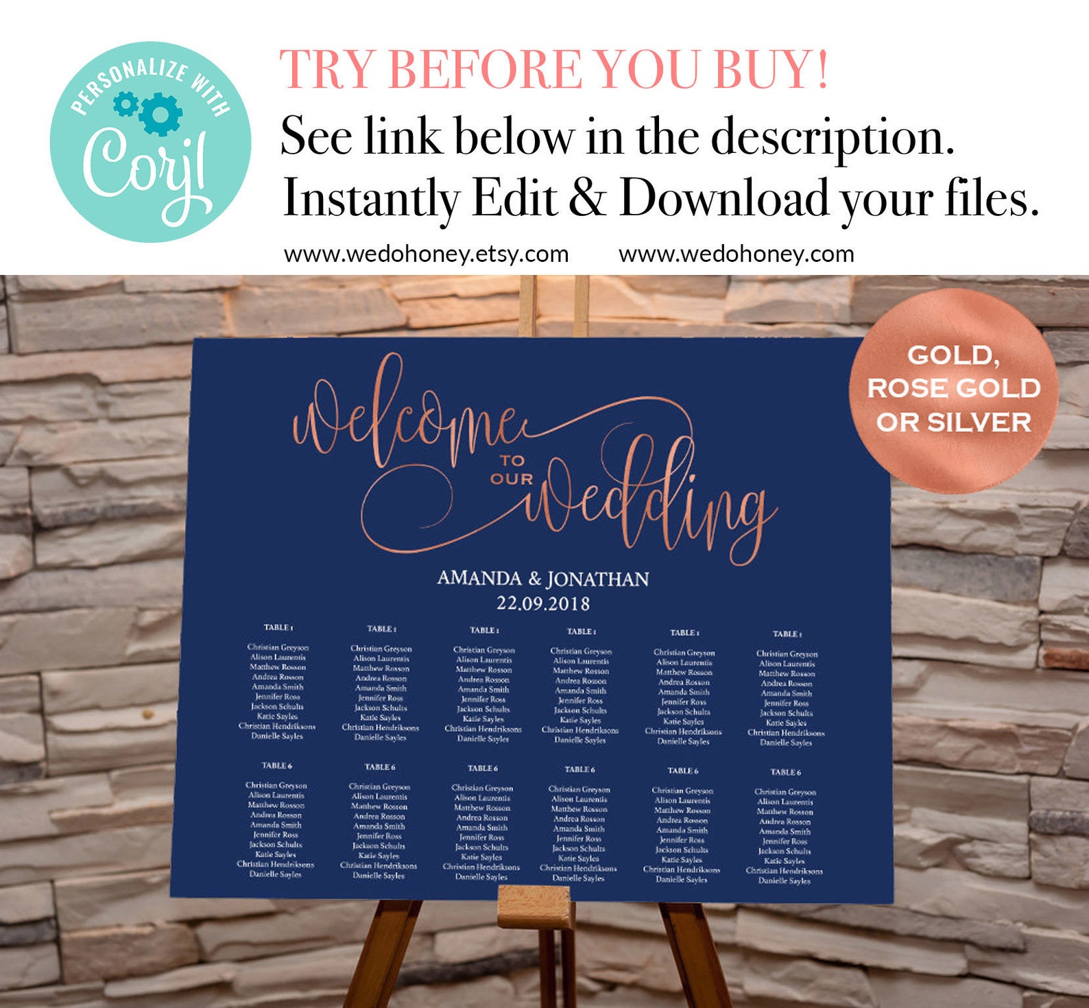 Navy Wedding Seating Chart Sign Seating Template Etsy Navy Wedding Seating Chart Sign Seating Template Etsy