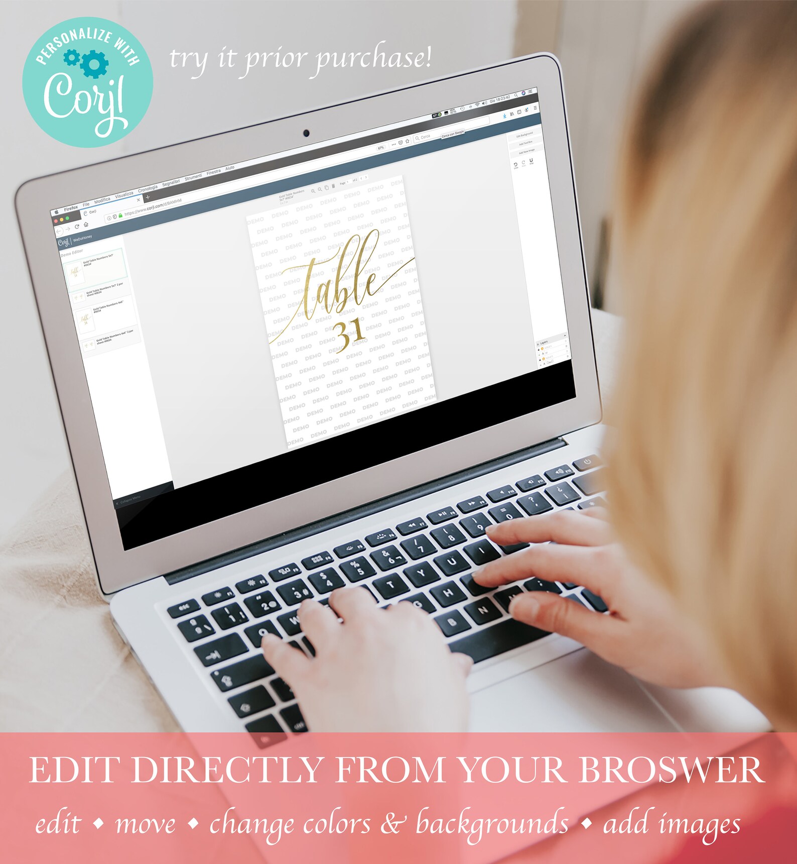 Gold Table Numbers Printable Editable Text Downloadable - Etsy