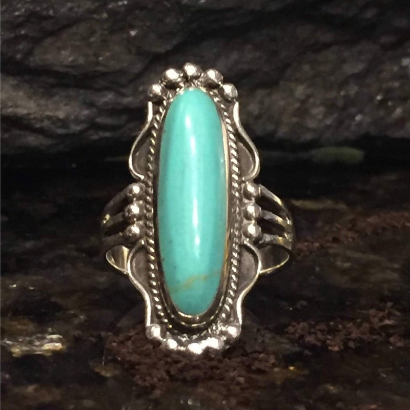 Large Turquoise Ring - Etsy
