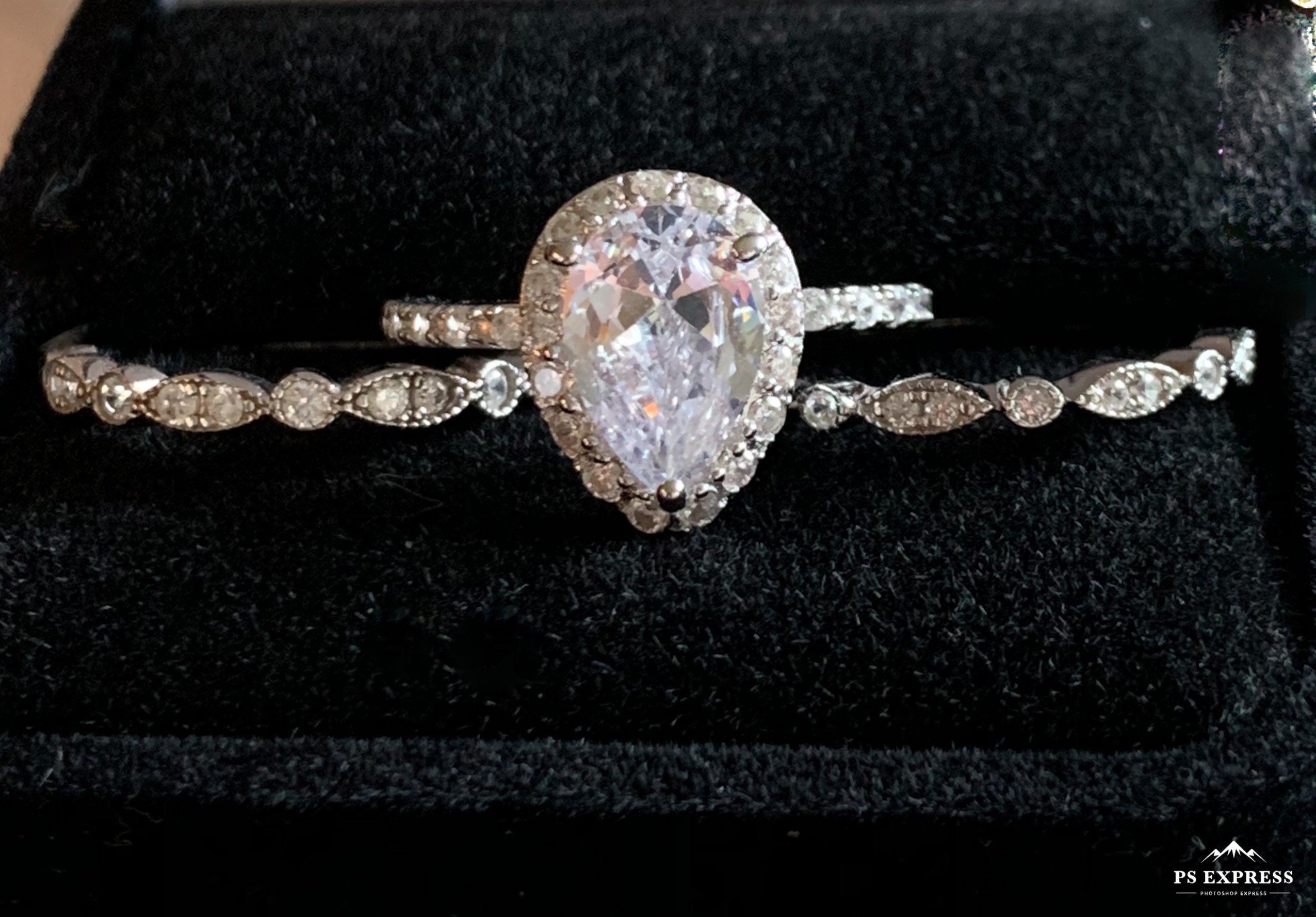 How To Wear A Teardrop Wedding Set at Glenna Keitt blog