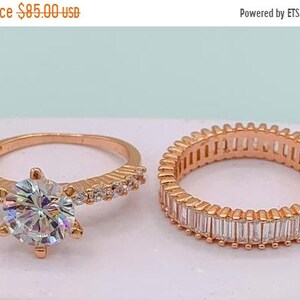Rose Gold Engagement Rings 2 Carat Diamond Engagement Ring, Rose Gold ...