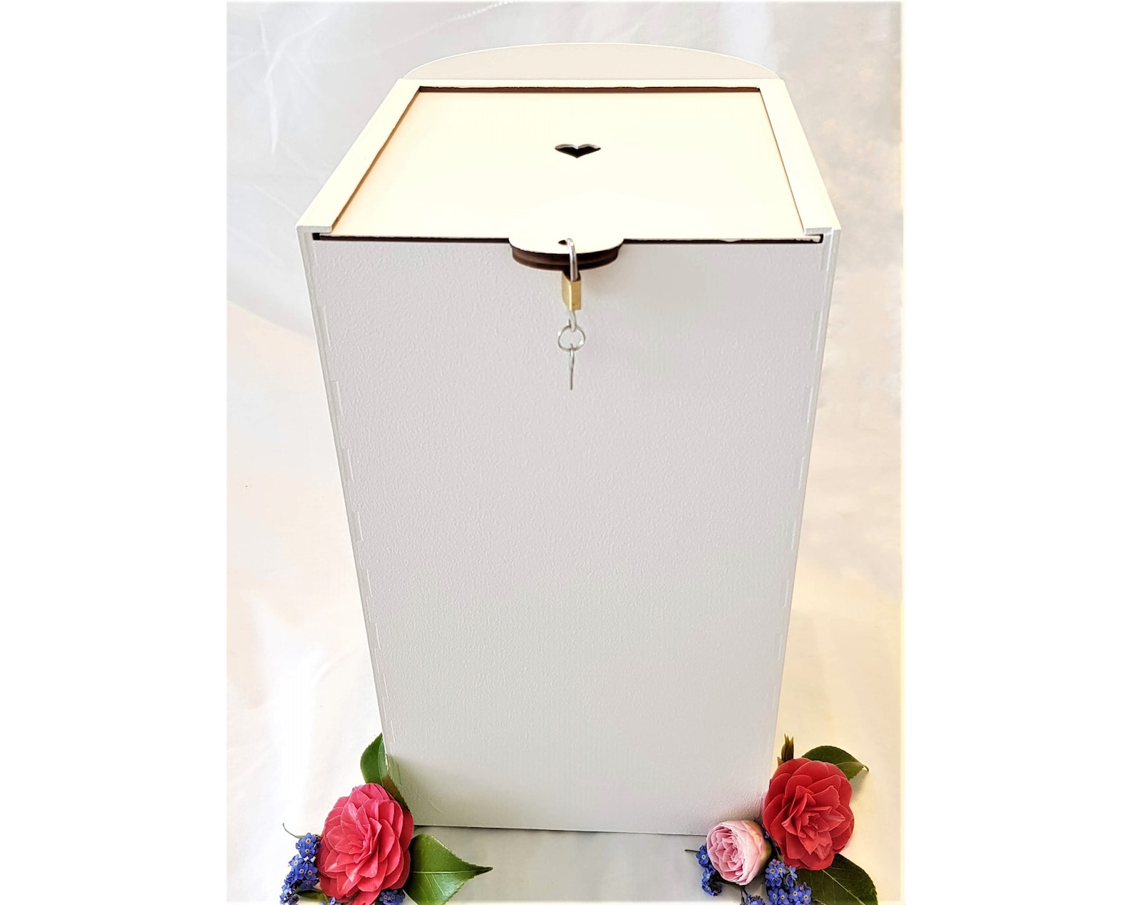 Large Lockable White Wedding Card Post Box Fully Assembled | Etsy