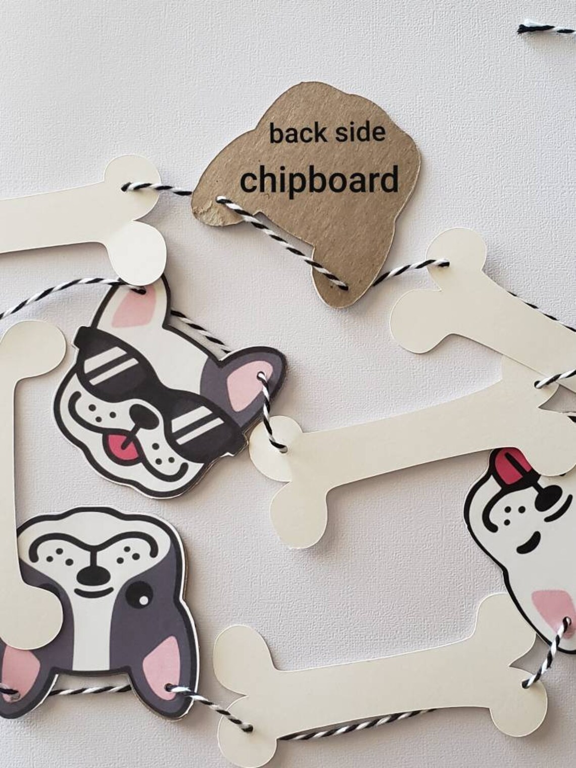 French Bulldogs Banner Frenchie Banner Dog and Bone Banner | Etsy