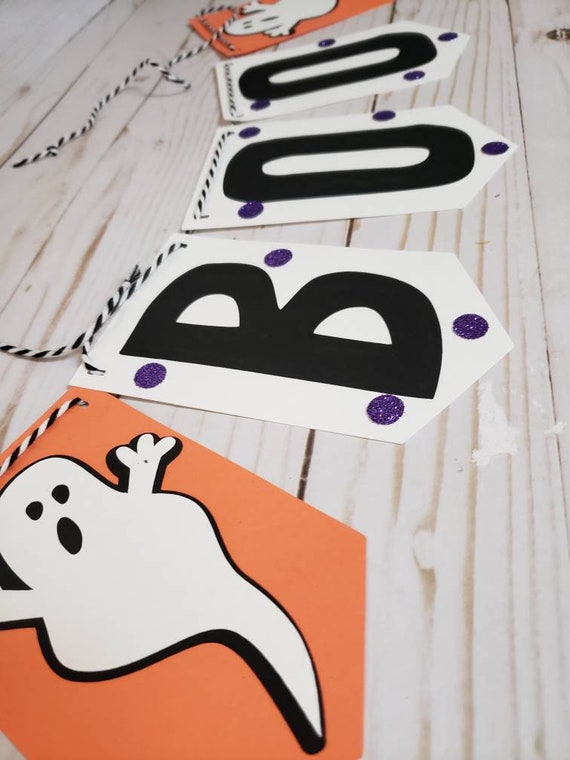 Boo Banner Spooky Banner Ghost Banner Ghost | Etsy